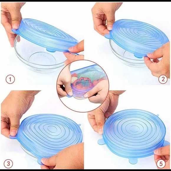 Storage & Organization | Sale Silicone Stretch Lids Cover Storage Wrp ...